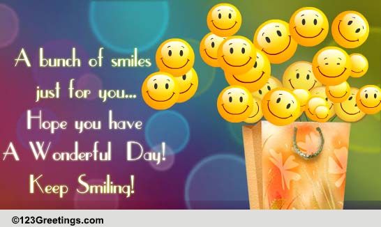 Keep Smiling! Free Encouragement eCards, Greeting Cards | 123 Greetings