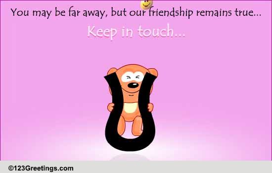 Send A Hug... Free Keep in Touch eCards, Greeting Cards | 123 Greetings