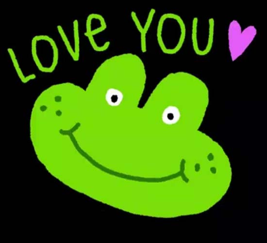 A Cute Love Ecard Frog Free Cute Love Ecards Greeting Cards 123