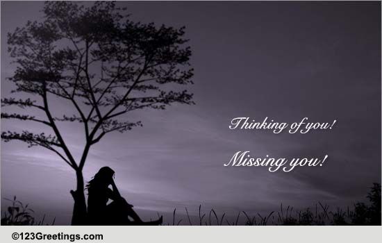 Its Not Like Free Missing Him Ecards Greeting Cards 123 Greetings