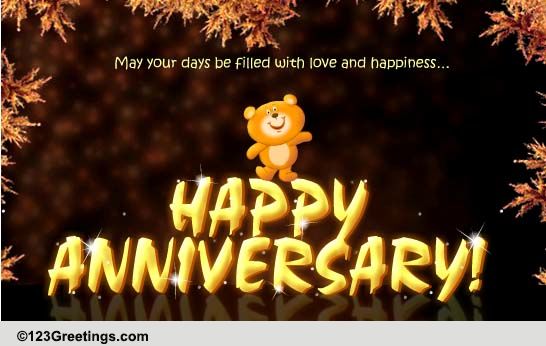 Anniversary To a Couple Cards, Free Anniversary To a Couple Wishes ...