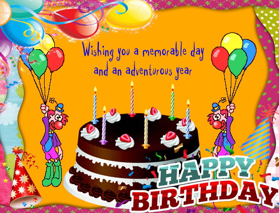 A Memorable Birthday Ecard Free Funny Birthday Wishes ECards 123 