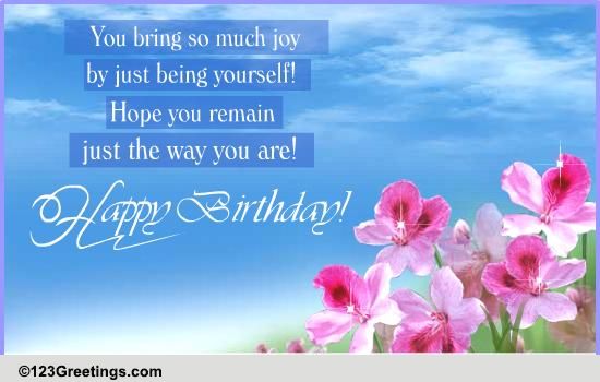 A Beautiful B'day Message... Free Happy Birthday eCards, Greeting Cards ...