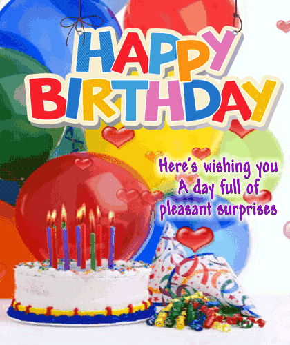 A Nice Birthday Wish Card Free Birthday Wishes ECards Greeting Cards 
