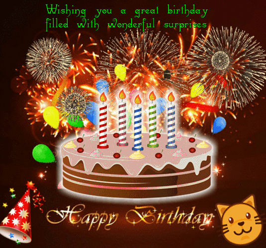 My Great Birthday Ecard Free Birthday Wishes ECards Greeting Cards 
