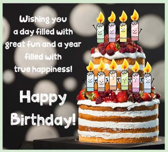 Fun Birthday Wishes To You! Free Birthday Wishes eCards, Greeting Cards ...