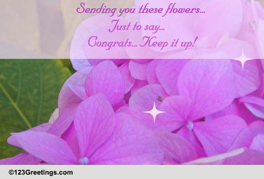Congrats Ecard! Free Congratulations eCards, Greeting Cards | 123 Greetings