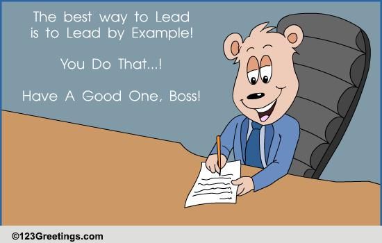 For Your Boss! Free Boss eCards, Greeting Cards | 123 Greetings