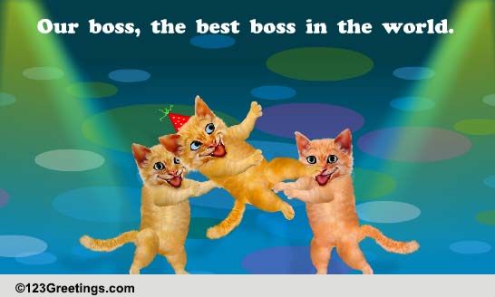 The Best Boss... Free Boss eCards, Greeting Cards | 123 Greetings