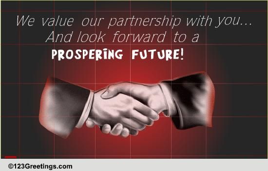 Invaluable Partnership! Free Business Relations eCards, Greeting Cards ...