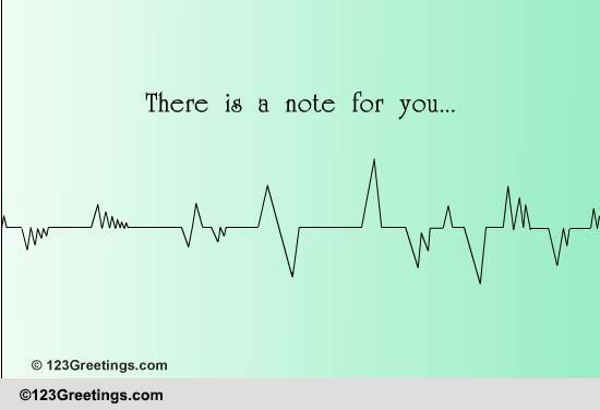 A Note For You! Free E-notes eCards, Greeting Cards | 123 Greetings