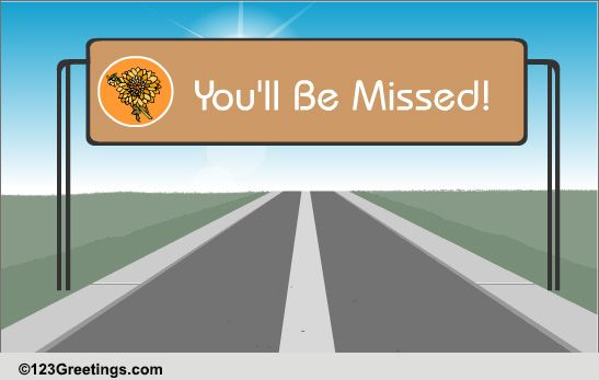 Farewell Ecard For Your Colleague! Free Farewell eCards, Greeting Cards ...