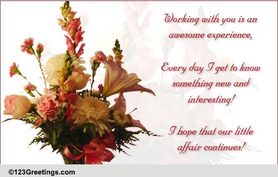 A Business Relation Card. Free Colleagues & Co-workers eCards | 123 ...