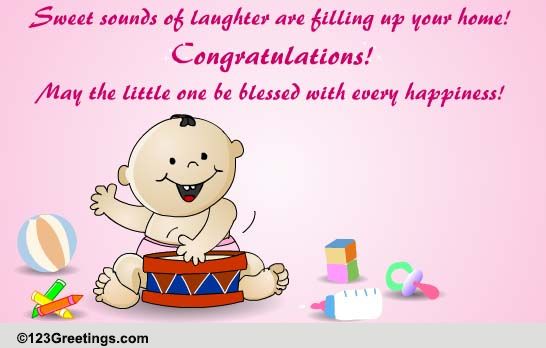 Congrats On Your Happiness.... Free New Baby eCards, Greeting Cards ...