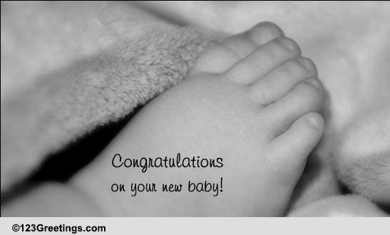 Congrats On New Baby! Free New Baby eCards, Greeting Cards | 123 Greetings