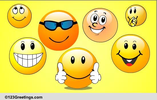 A Whole Lot Of Smiles... Free New Job eCards, Greeting Cards | 123 ...