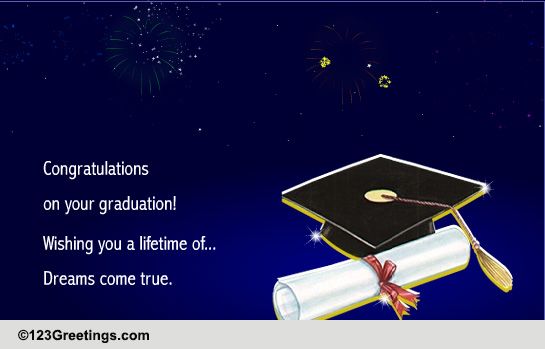 Congratulations! Free Graduation Party eCards, Greeting Cards | 123 ...