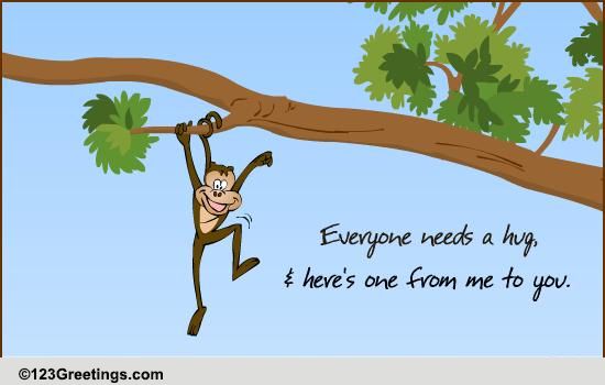 An Evolution Of Hugs! Free Hugs eCards, Greeting Cards | 123 Greetings