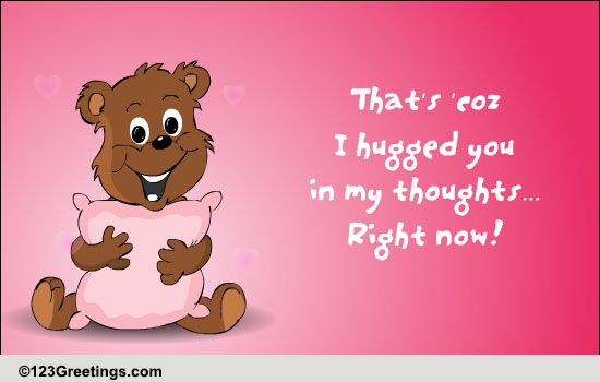 A Special Hug! Free Hugs eCards, Greeting Cards | 123 Greetings