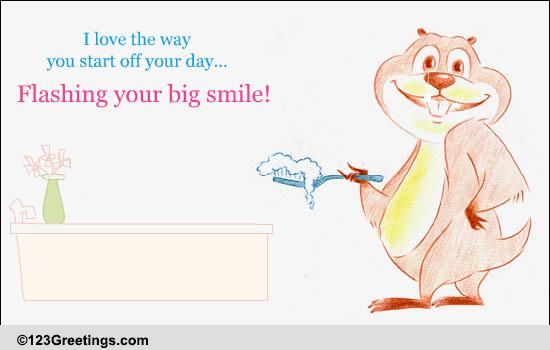Flash A Big Smile! Free Smile eCards, Greeting Cards | 123 Greetings