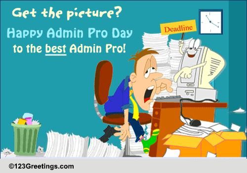 Can't Do Without Your Admin Pro? Free Fun eCards, Greeting Cards | 123 ...