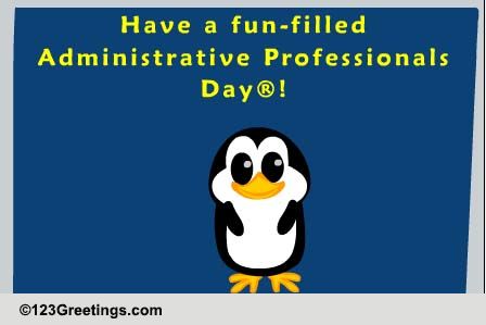 Fun Wishes On Admin Pro Day. Free Fun eCards, Greeting Cards | 123 ...