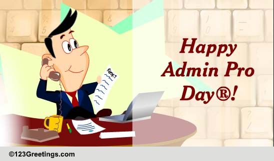 Appreciate An Efficient Admin Pro. Free Happy Administrative ...