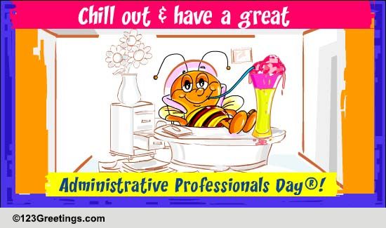 For A Busy Admin Pro. Free Happy Administrative Professionals Day ...
