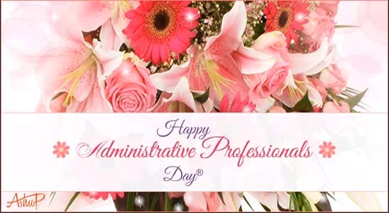 Thankful For Your Support! Free Happy Administrative Professionals Day ...