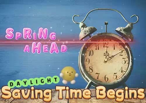 Time To Spring Forward! Free Daylight Saving Time Begins eCards | 123 ...