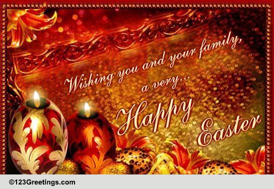Wishes On Easter! Free Formal Greetings eCards, Greeting Cards | 123 ...