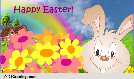 Easter Flowers & Wishes! Free Flowers eCards, Greeting Cards | 123 ...