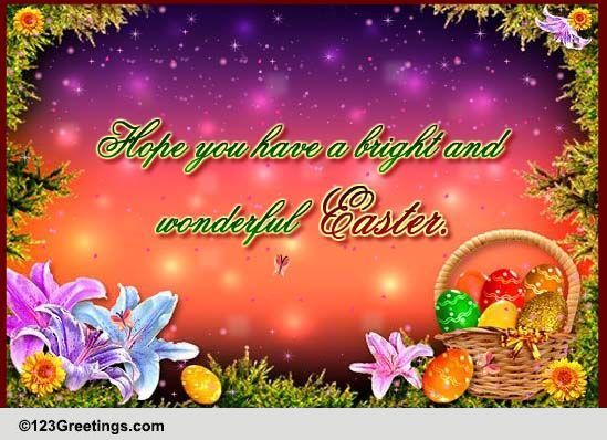 Happy Easter! Free Gifts eCards, Greeting Cards | 123 Greetings