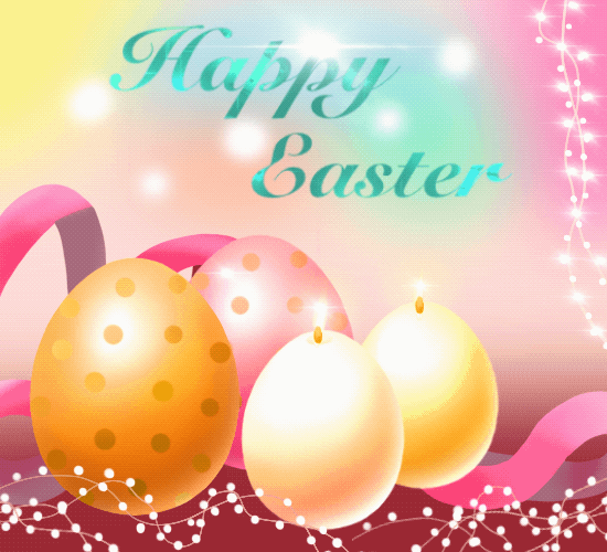 A Glittering Easter Card Free Happy Easter Ecards Greeting Cards