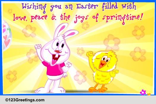 Wishing You The Joys Of Easter! Free Happy Easter eCards, Greeting ...