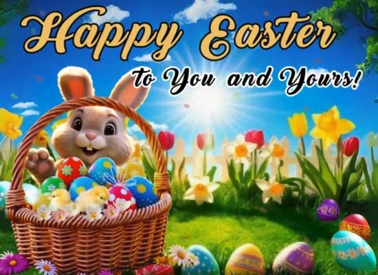 Easter Cheer From Across The Miles Free Happy Easter eCards | 123 Greetings