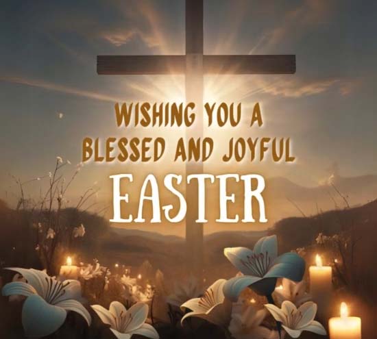 Blessed And Joyful Easter. Free Happy Easter eCards, Greeting Cards ...