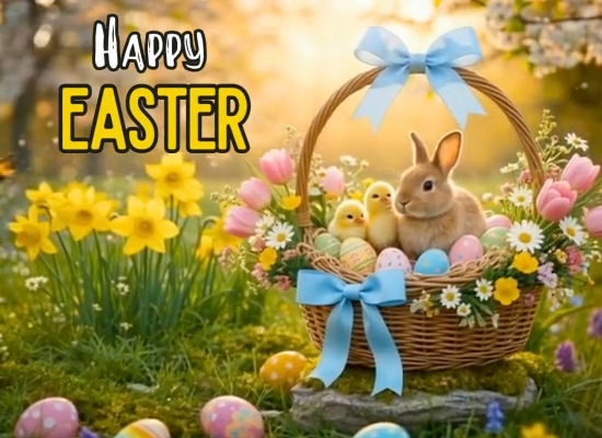 Send Blessed Easter Wishes Free Happy Easter eCards, Greeting Cards ...