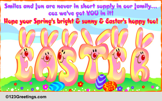 Happy Easter! Free Family eCards, Greeting Cards | 123 Greetings