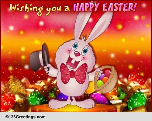 Special Bunny Easter Wishes! Free Family eCards, Greeting Cards | 123 ...