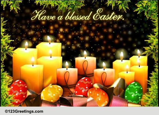 Easter Blessings! Free Family eCards, Greeting Cards | 123 Greetings