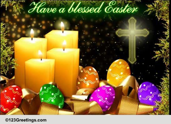Easter Lights! Free Religious eCards, Greeting Cards | 123 Greetings
