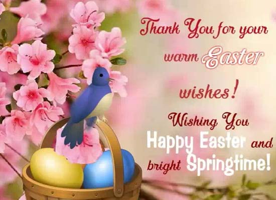 Easter Thanks With Special Wishes! Free Thank You eCards, Greeting ...