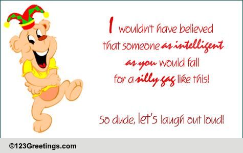Laugh Gag! Free Laugh Week eCards, Greeting Cards | 123 Greetings