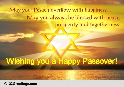 Happiness & Prosperity On Passover! Free Happy Passover eCards | 123 ...