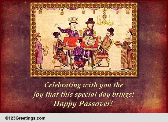 The Joys Of Passover! Free Happy Passover eCards, Greeting Cards | 123 ...
