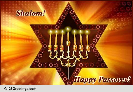 Health, Peace & Happiness On Passover. Free Happy Passover eCards | 123 ...