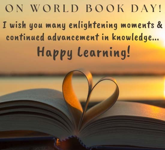 Sending Literary Love. Free World Book Day eCards, Greeting Cards | 123 ...