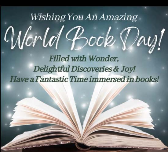 World Book Day Cards, Free World Book Day Wishes, Greeting Cards | 123 ...