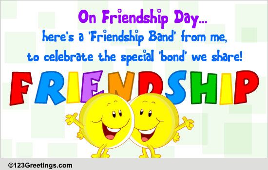 U And I Banded Together... Free Friendship Band eCards, Greeting Cards ...